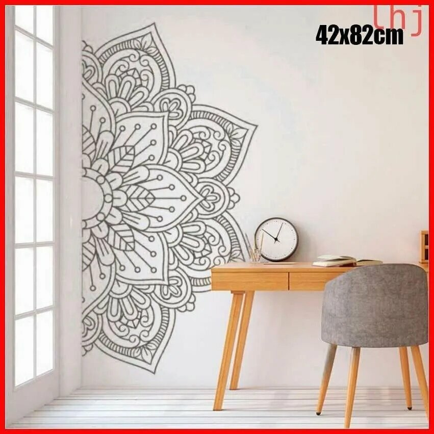 Самый популярный в 2025 годуОбои с мандаловым орнаментом