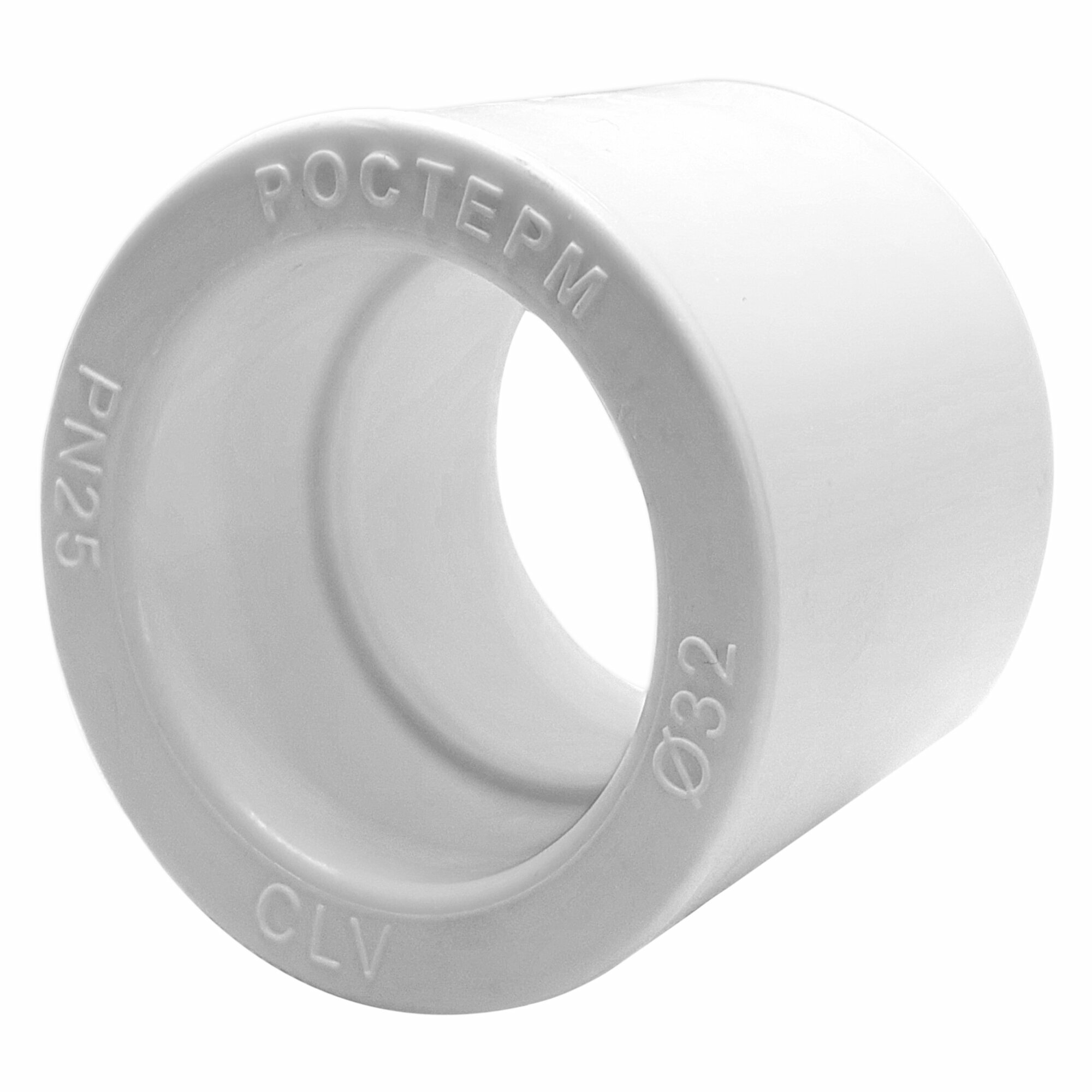 Муфта соединительная ростерм d32 мм, полипропиленовая, белая