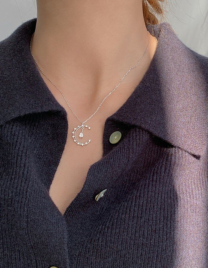 Колье, циркон