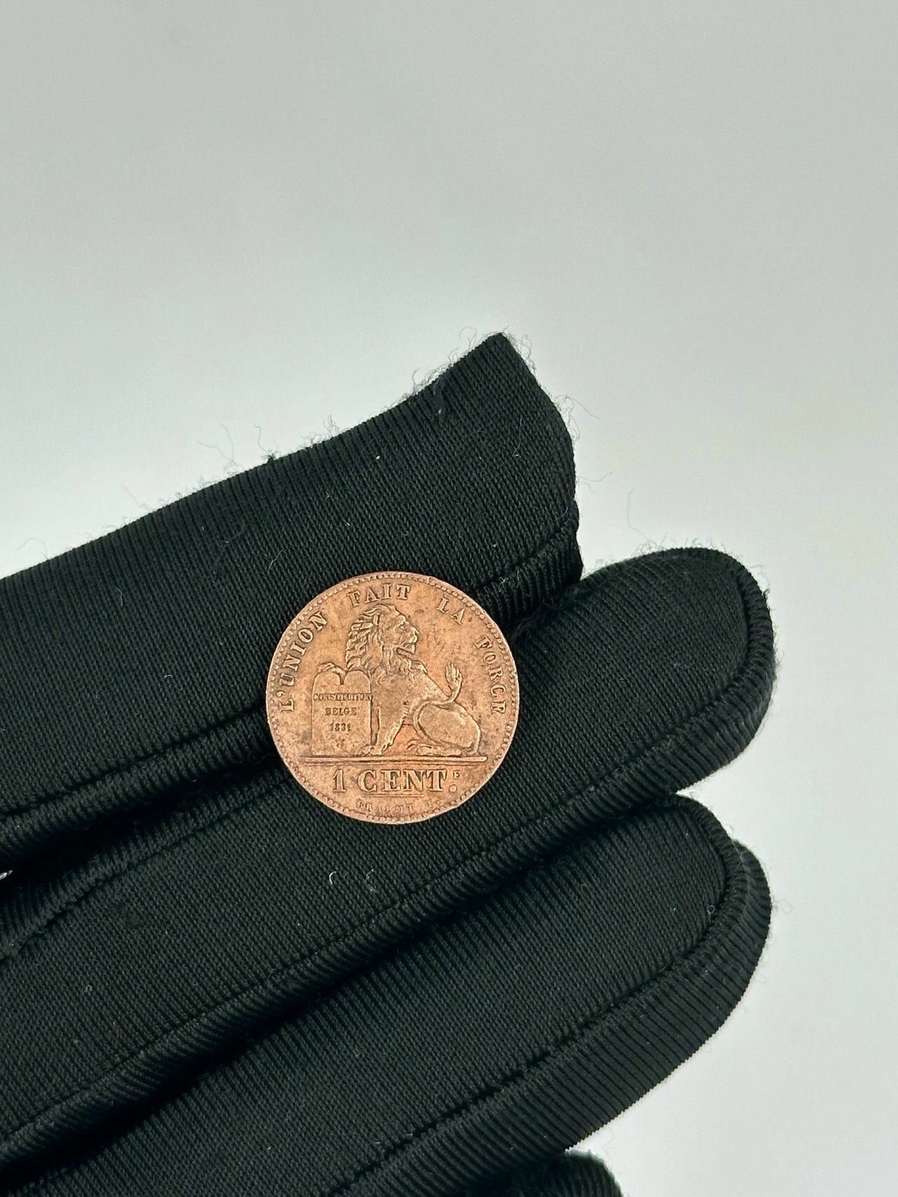 Монета Бельгия 1 центр 1899г Редкая!