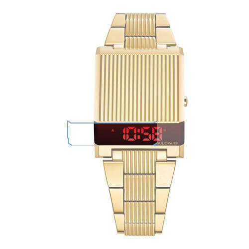 Скрин Мобайл защитный экран для часов Bulova 97C110 из нано стекло 9H