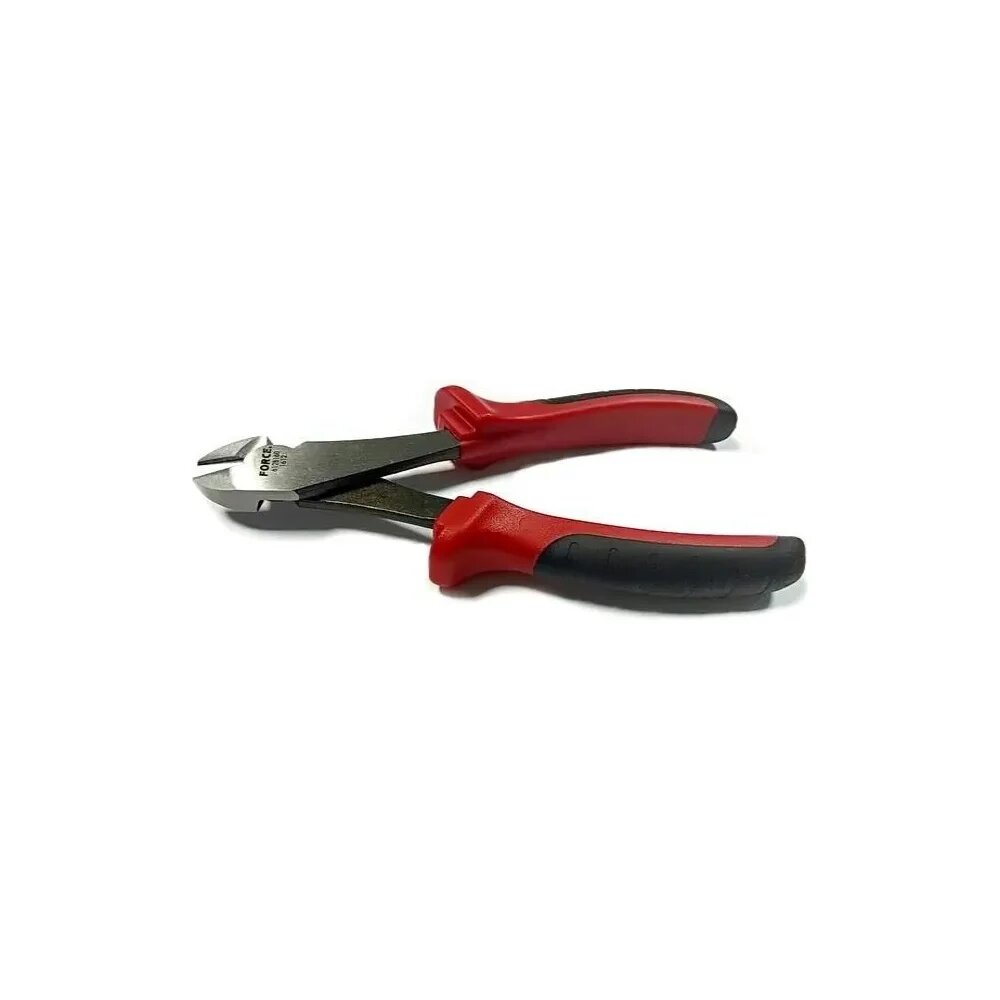Кусачки 6.3 FORCE 612B160 диагональные боковые с двухкомпонентными рукоятками в красно‑черном исполнении — фото 1