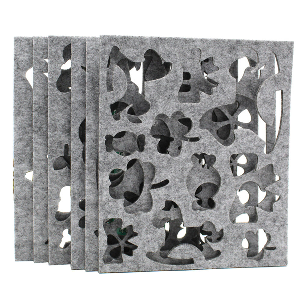 6шт Шерстяной Войлок Плесень Игла Для Валяния DIY Ремесло Трафарет Аппликация Плесень Рукоделие