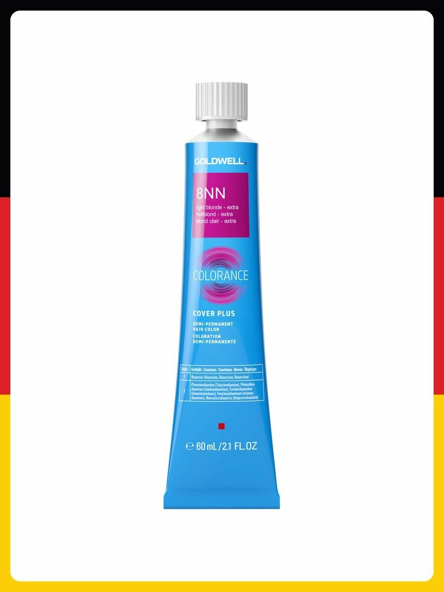 Краска для волос Colorance Cover Plus Demi-Permanent Hair Colorance Cover Plus, оттенок 8NN, светло-русый экстра, 60 мл