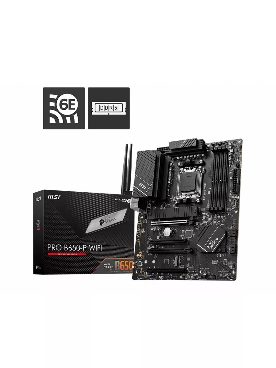 Материнская плата PRO B650-P WIFI, AM5, ATX