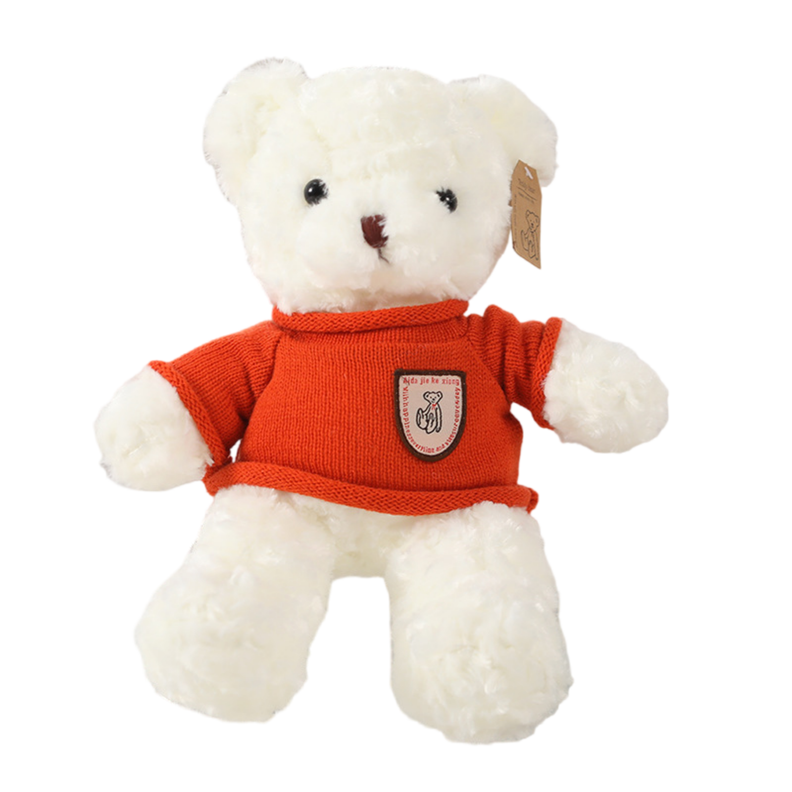 Мягкая игрушка антистресс Плюшевой медведь в свитере, высота 30 см, минимальный возраст ребенка 6 месяцев, страна производства Китай