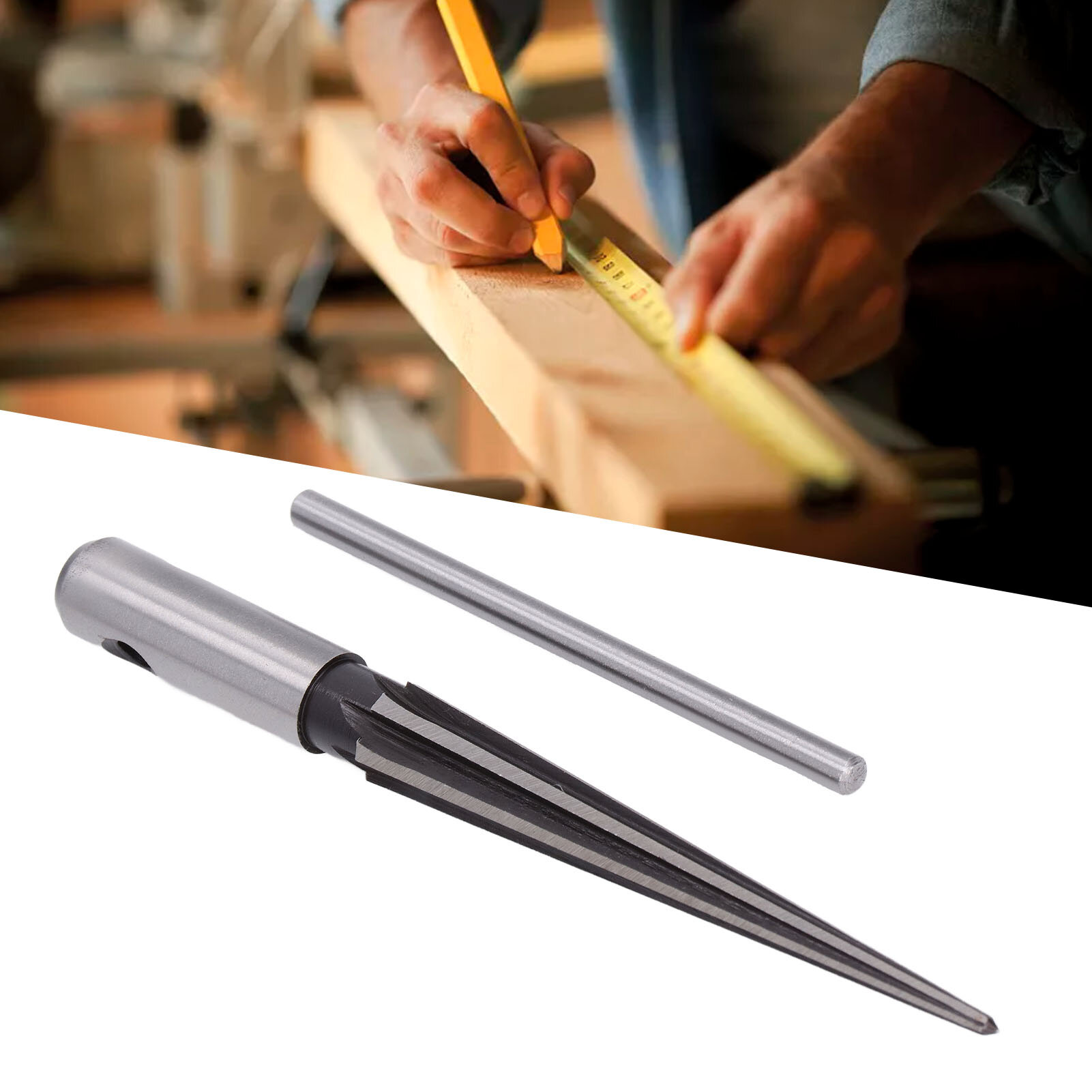 Развертка Т-образная ручка, тонкая работа, высокая твердость, быстрорежущая сталь, коническая развертка, коническая развертка с круглой ручкой, 3-13 мм