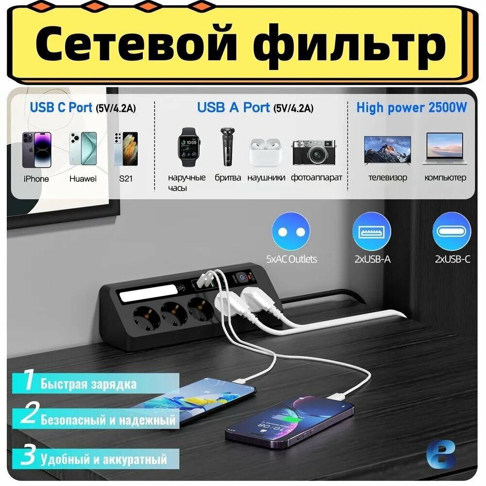 Удлинитель бытовой