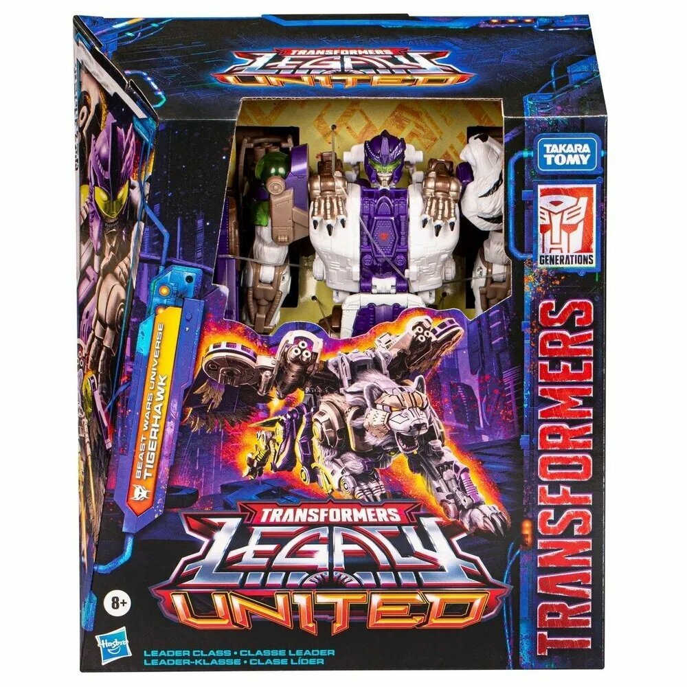 Трансформеры игрушки Hasbro Transformers Legacy United Leader Class Beast Wars Universe Tigerhawk (19cm) F8550