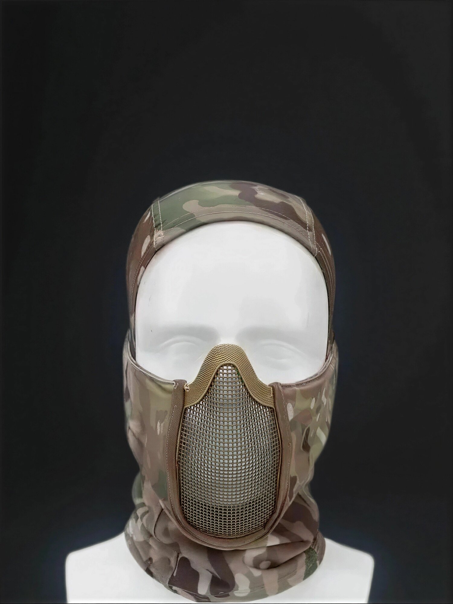 Защитная маска для страйкбола, балаклава с сеткой, мультикам