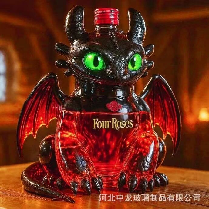 Кросс-бордерная забавная бутылка виски с французским бульдогом