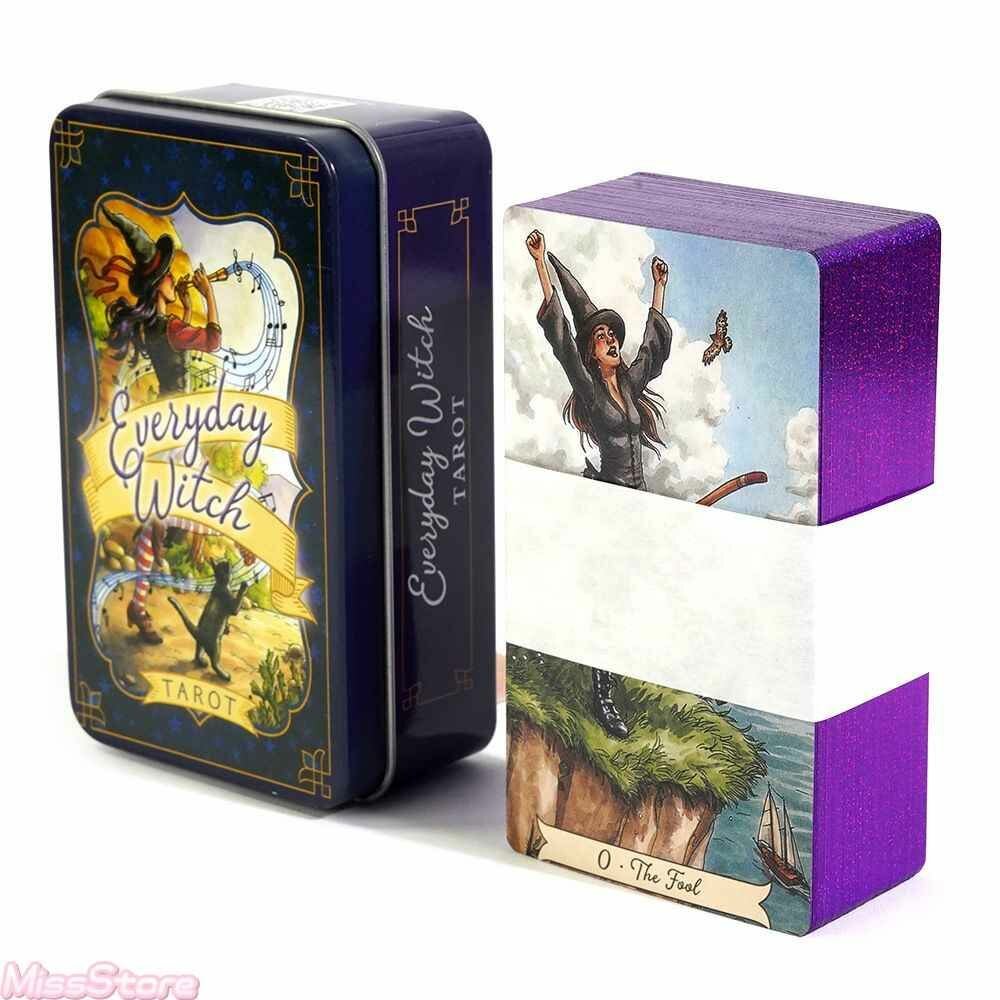 Карты Таро Ведьм в жестяной коробке / Witches Tarot 10.3*6см. XGQ