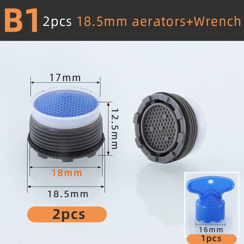 Аэратор для крана Gnimauhz 2pcs 18.5mm wrench