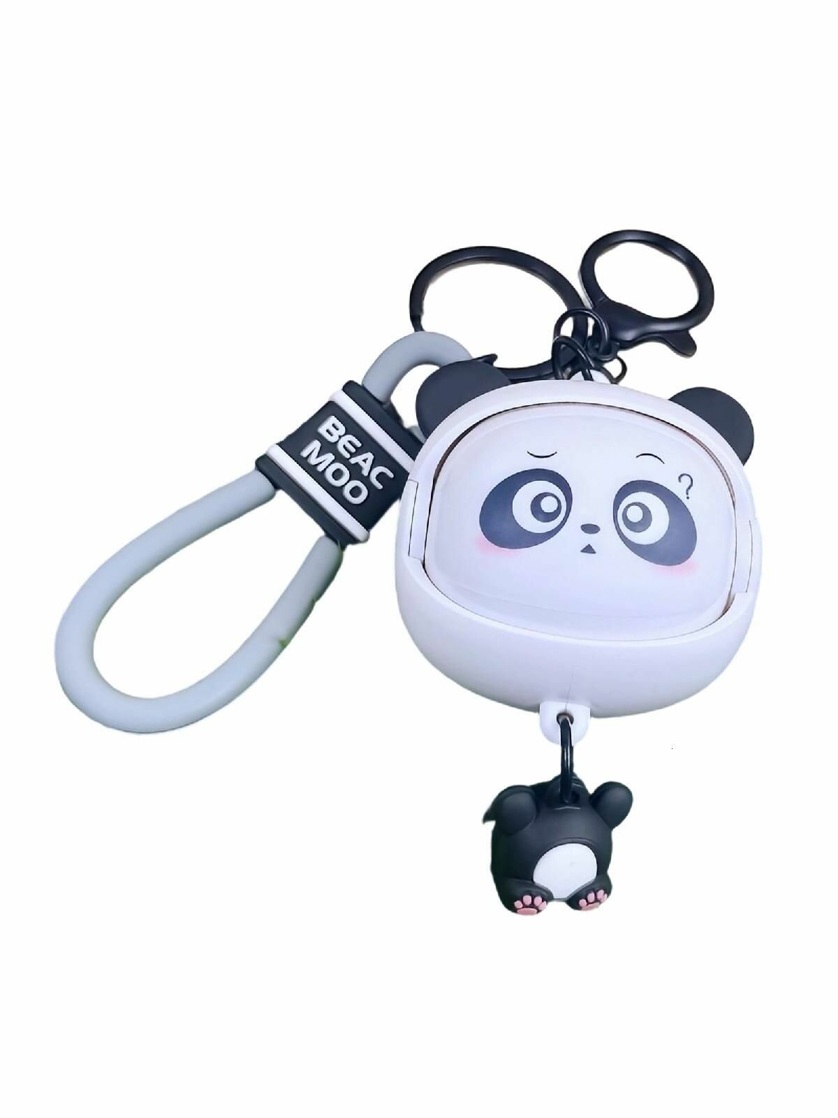 Шнурок для телефона, Креативный мультяшный ремешок для мобильного телефона Pinking Opera turn face panda -Черно-белый