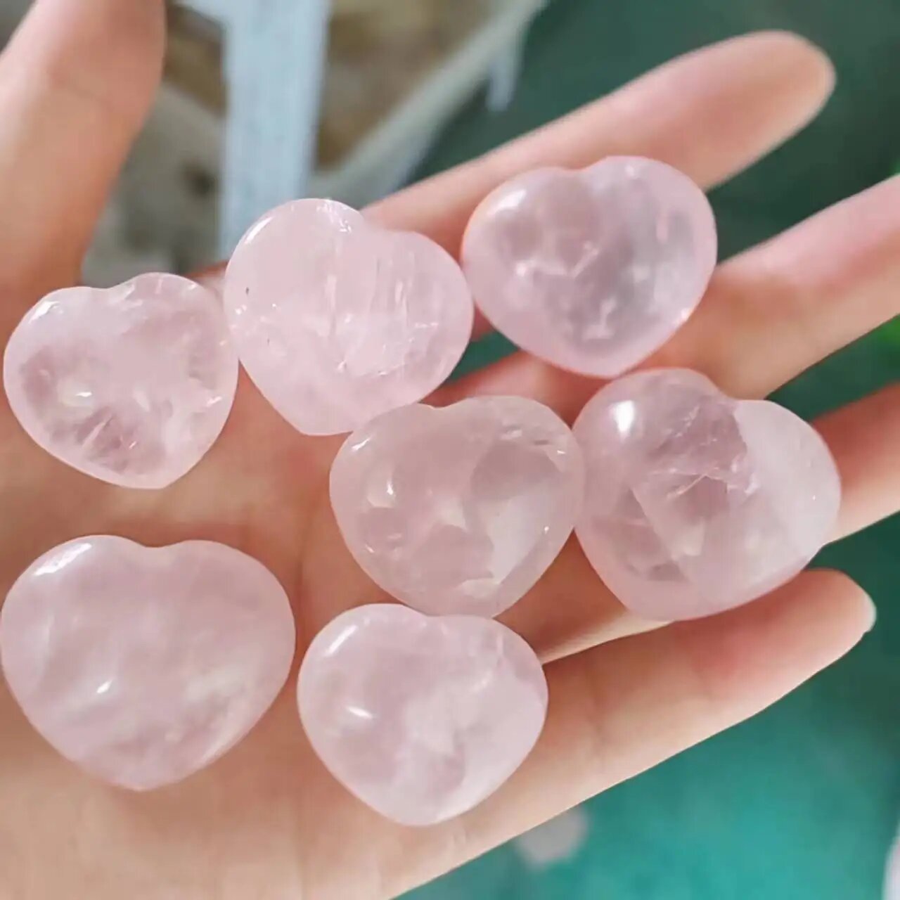 Хрустальная роза кварц sisterstone Random 2 piece