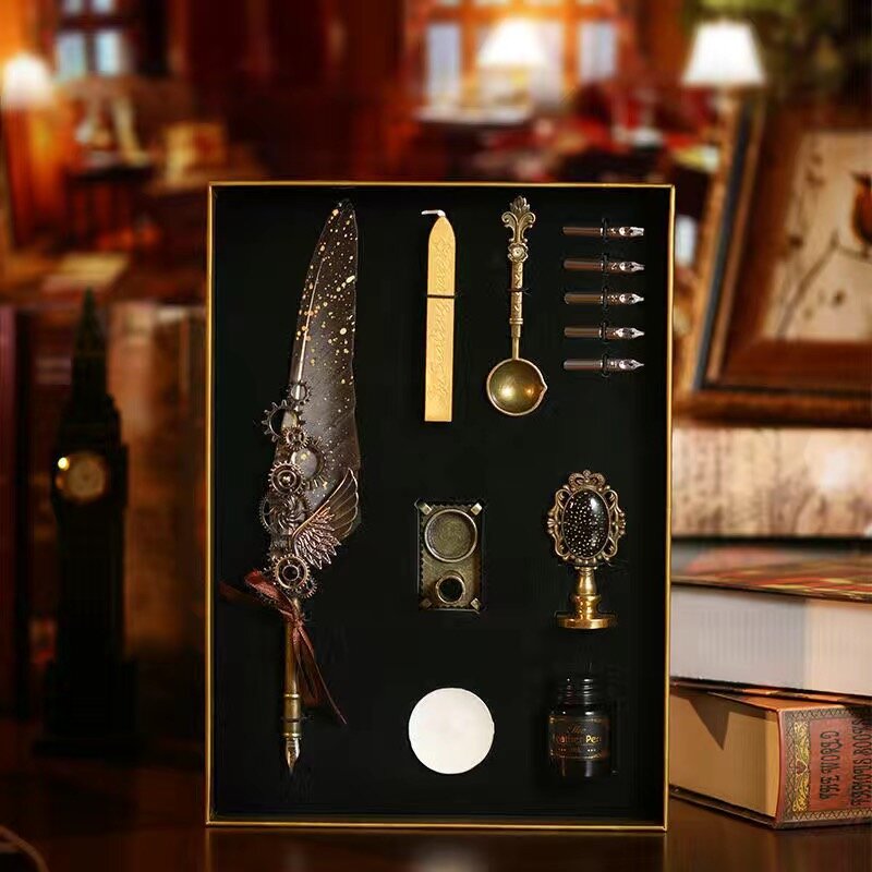 Подарок на день рождения, нишевая высококачественная перьевая ручка Гарри Поттера, эстетичная, практичная, значимая, креативная новогодняя подарка