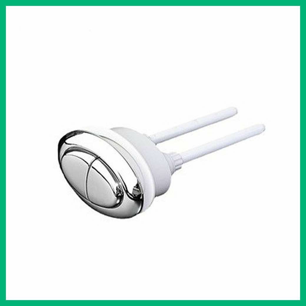 АБС-пластик 75x50 мм овальная кнопка для унитаза, двухкнопочный переключатель бачка для туалетной воды