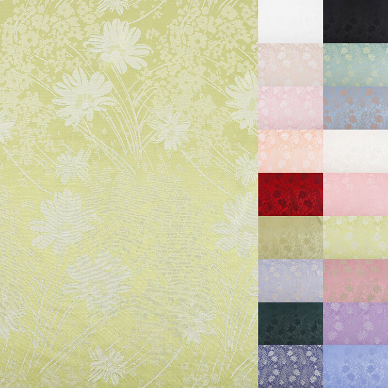 Ткань жаккард из вискозы с темным узором эпифиллума, хорошая драпировка, летний ретро стиль, большой запас доступен