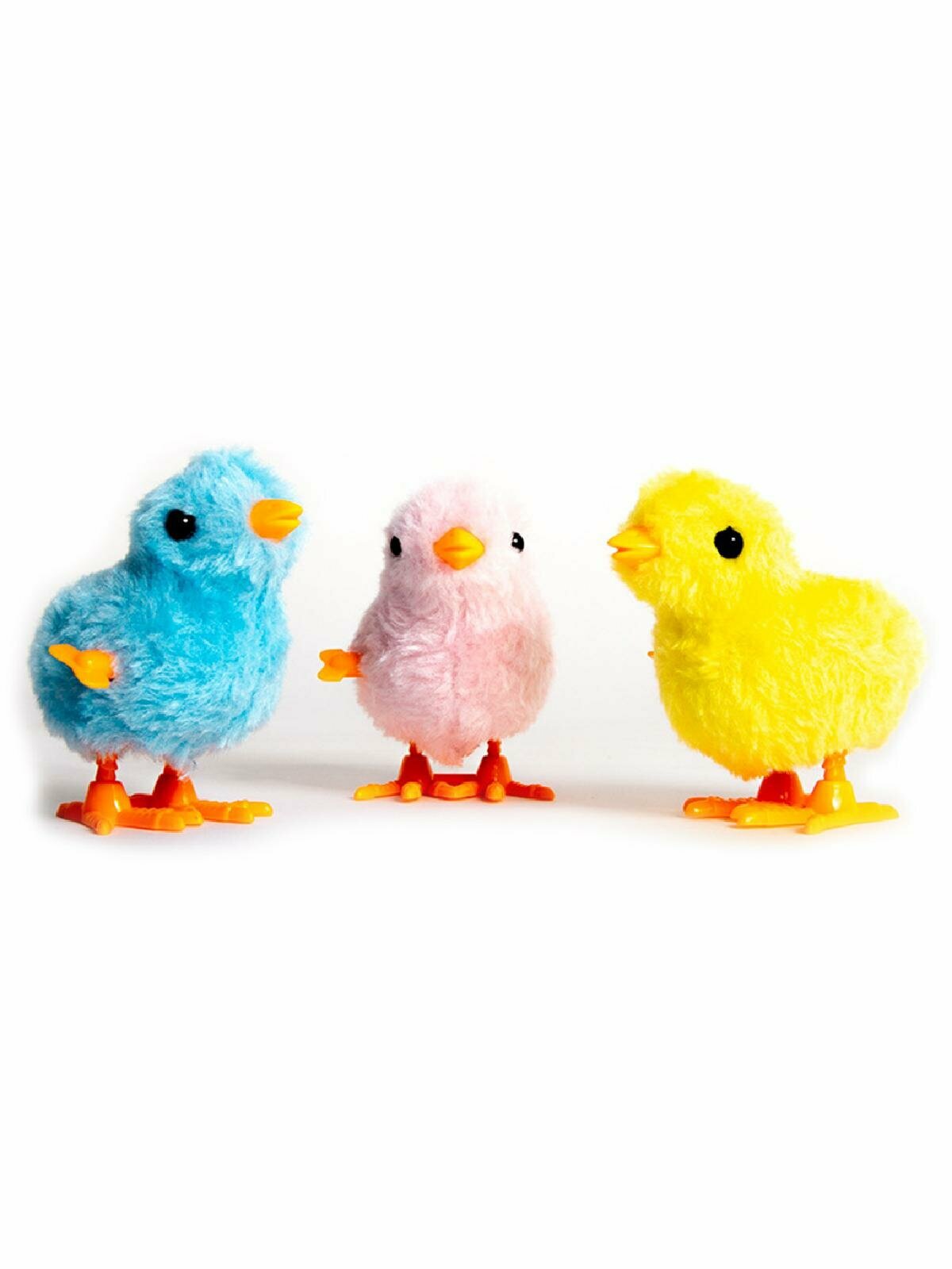 Заводная игрушка цыпленок (случайный цвет)