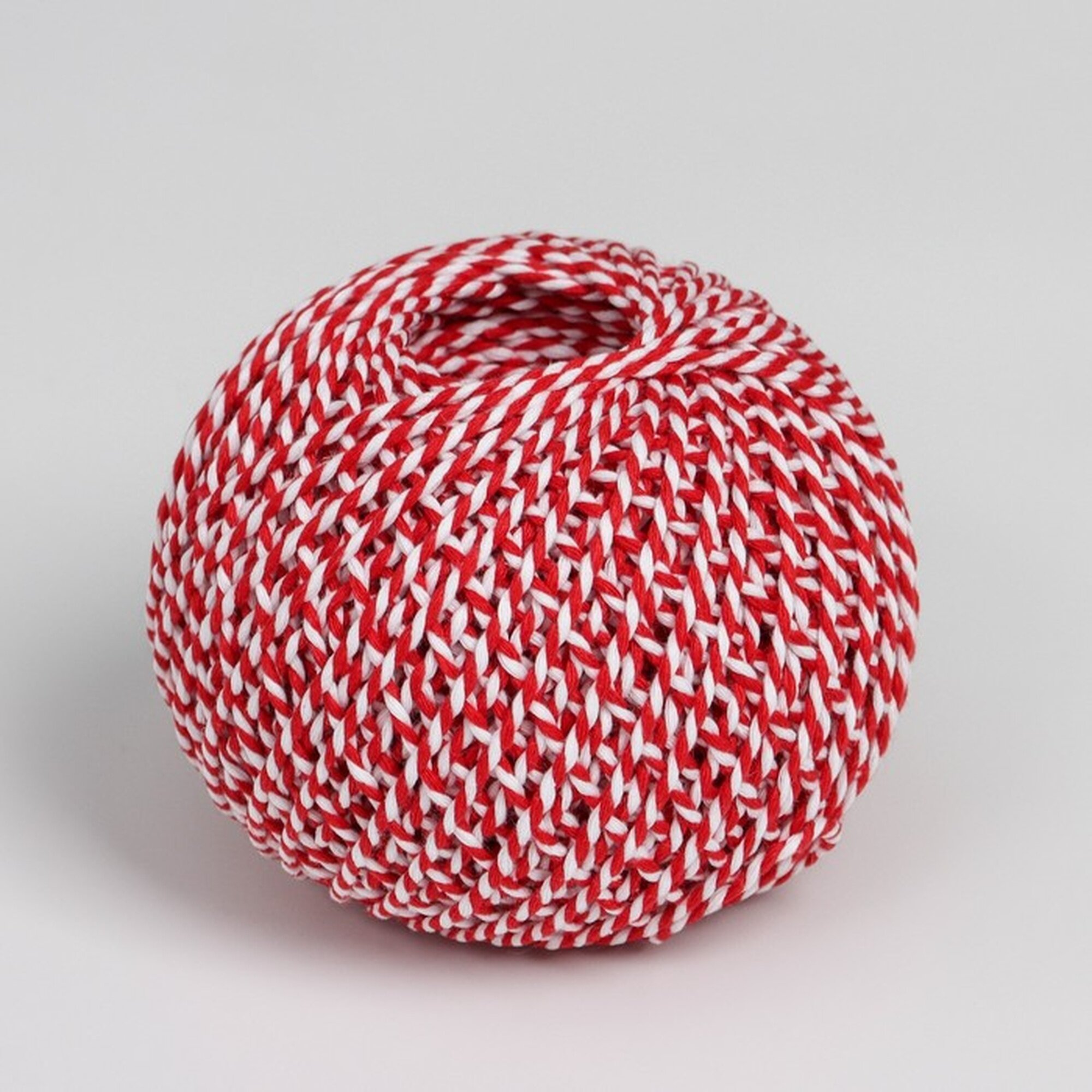 Шпагат джутовый, хлопчатобумажный, диаметр 2 мм, длина 100 метров, микс цветов