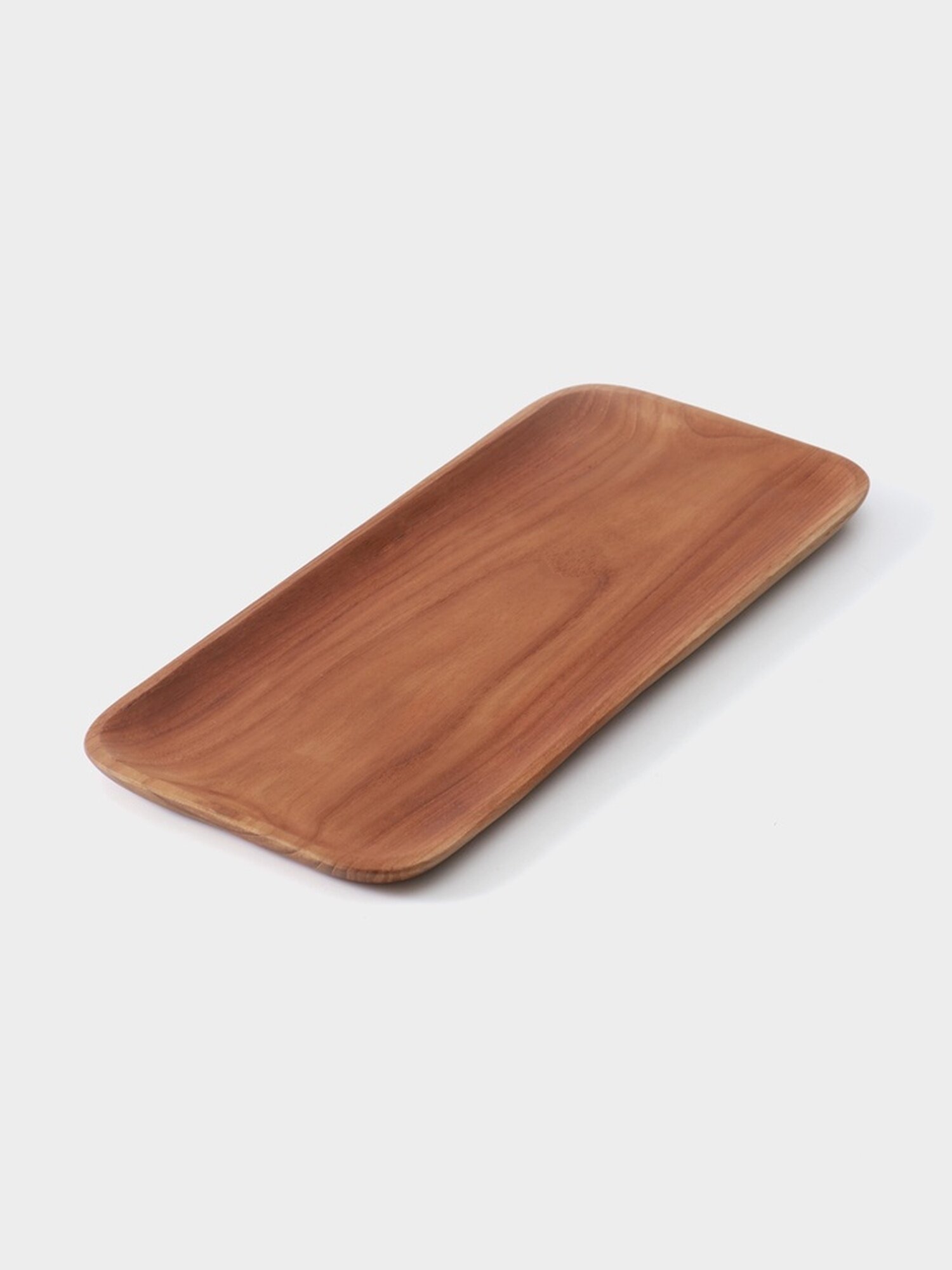 Блюдо сервировочное SKYPHOS, 45х20х2 см, тиковое дерево