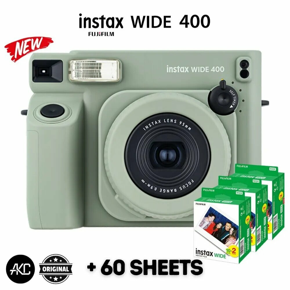 Фотоаппарат моментальной печати Fujifilm Instax Wide 400 обычная стандартная модель серии