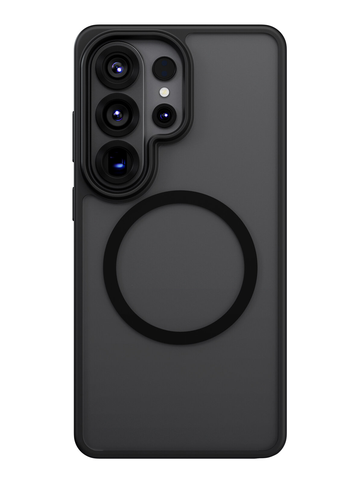 Чехол Uniq на Samsung Galaxy S26 Ultra, Veren с магнитами MagSafe, с усиленными углами ShockProof, прозрачный/черный