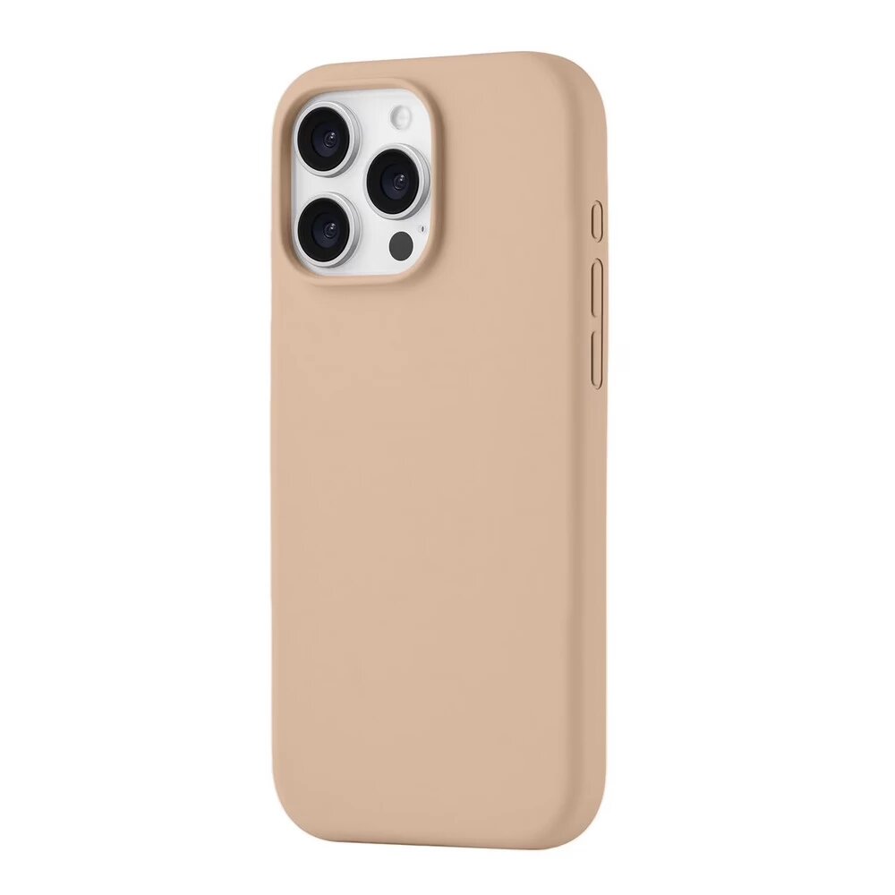 Чехол защитный uBear Touch Mag Case iPhone 16 Pro Max, софт-тач, латте
