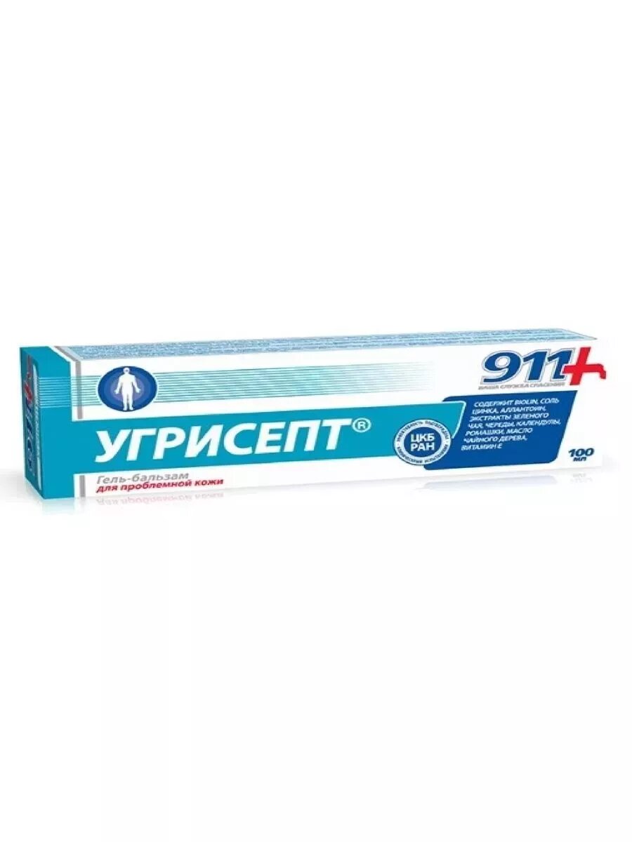 911 Угрисепт гель-бальзам для проблемной кожи 100 мл - 1 шт