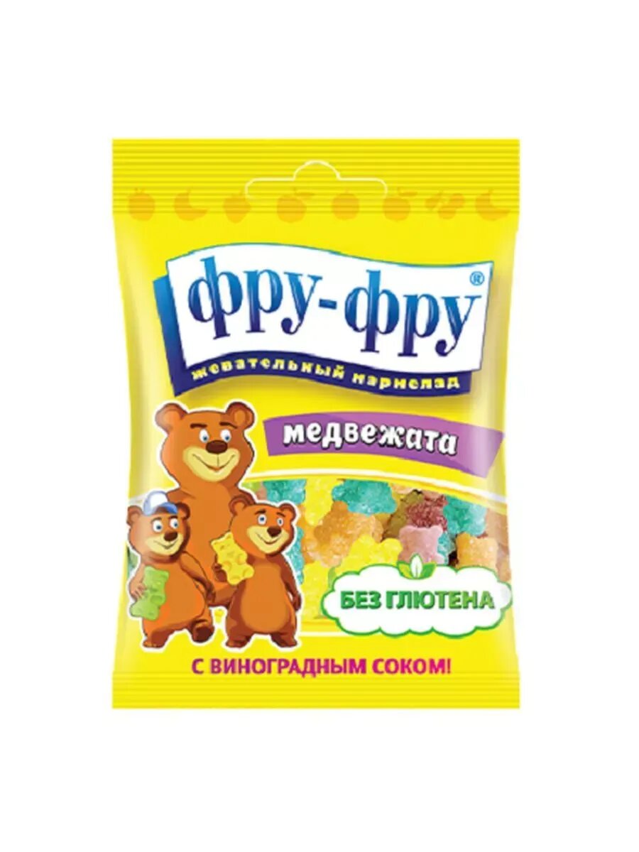 Мармелад фру-фру жевательный медвежата 30,0-3 шт