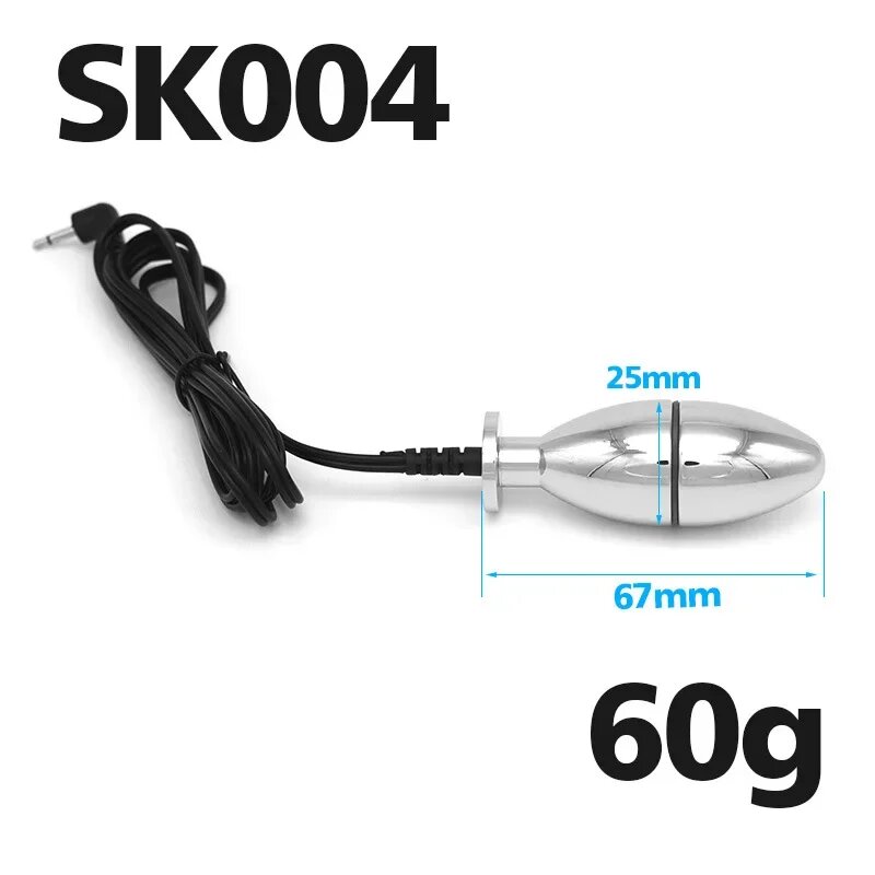 Электрический шок, вибратор, анальная пробка, секс-игрушки для мужчин и женщин, вагинальная SK004