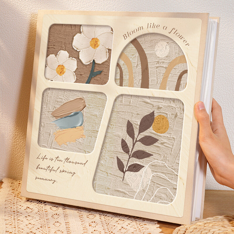 Фотоальбом своими руками, памятный альбом, альбом ручной работы для пар, альбом для хранения фотографий Polaroid, альбом для записей о путешествиях и взрослении 6