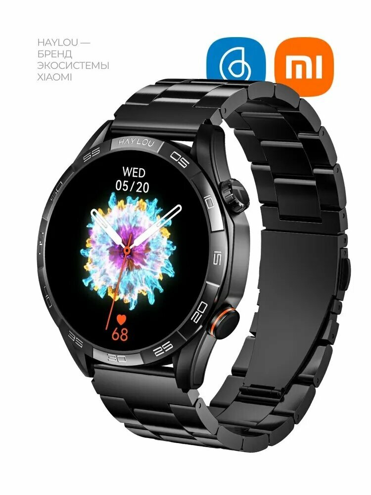 Xiaomi Смарт-часы Xiaomi Haylou, Solar 5 Black Metal