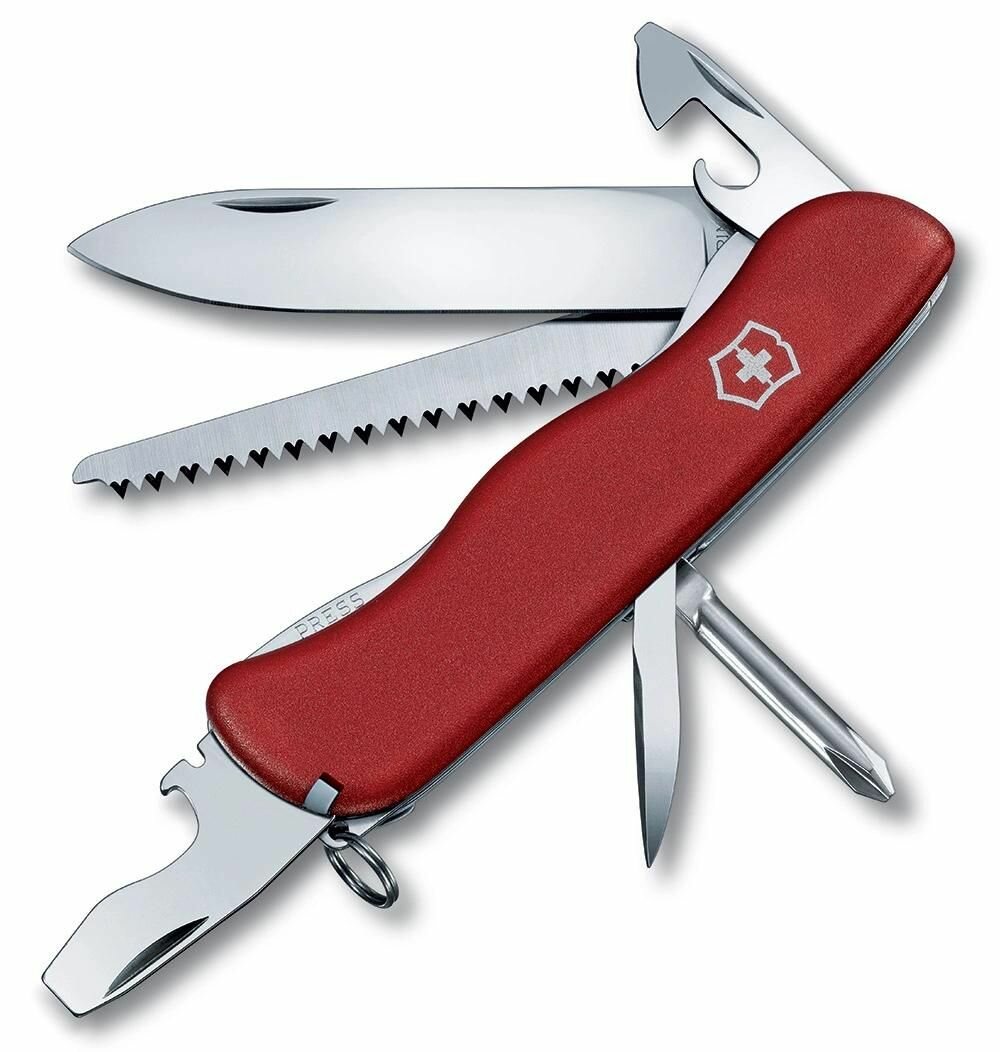 Нож перочинный VICTORINOX Trailmaster 111 мм, 12 функций, красный (0,8463)