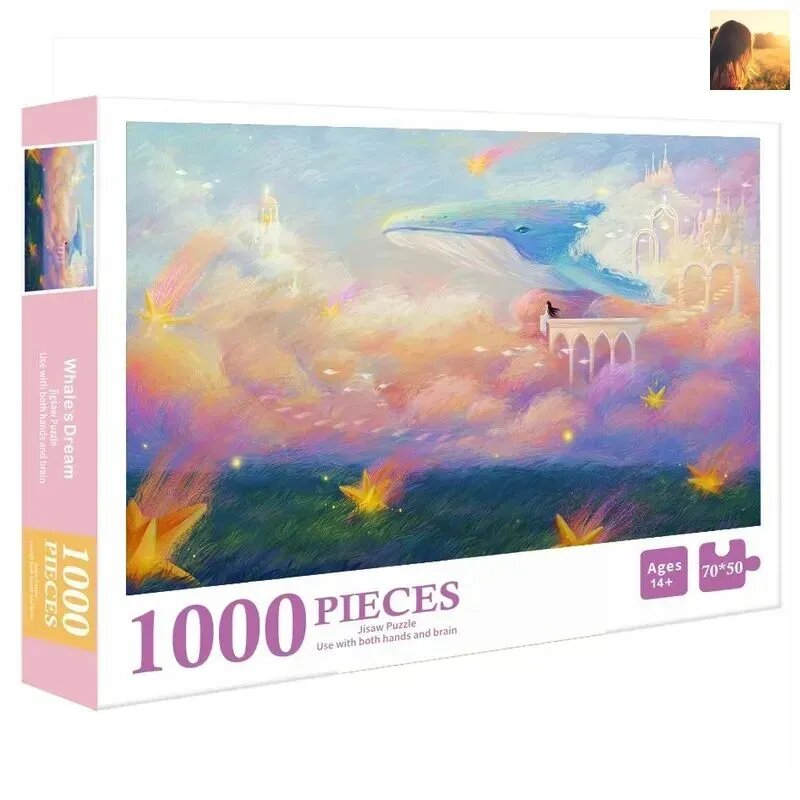 Премиум пазл 1000 деталей, Кит