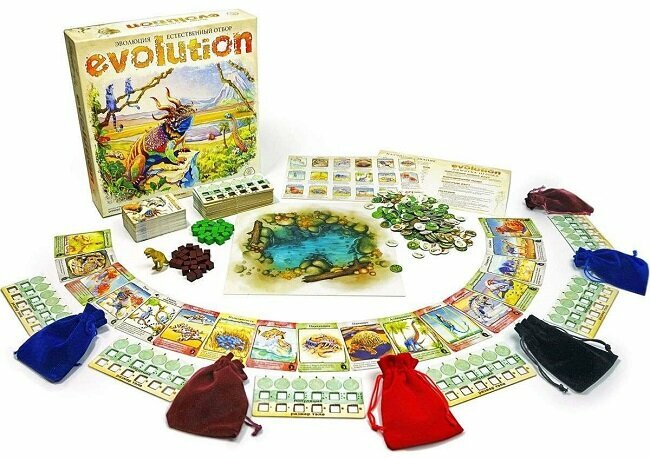 Настольная игра Правильные игры Эволюция Естественный отбор (Evolution) — фото 1