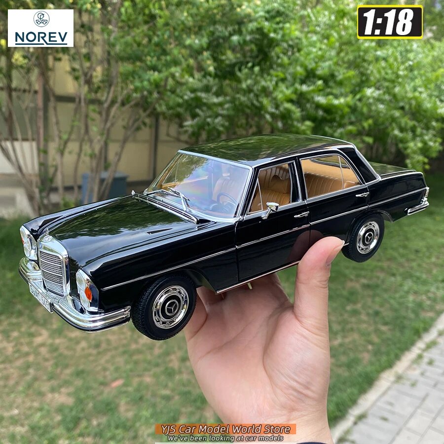 Модель NOREV 1:18 BEN. Коллекционная металлическая модель автомобиля 280SE 1968 года