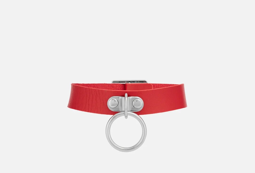 Bijoux pour toi FETISH ROUGE Чокер с кольцом COLLIER FETISH ROUGE