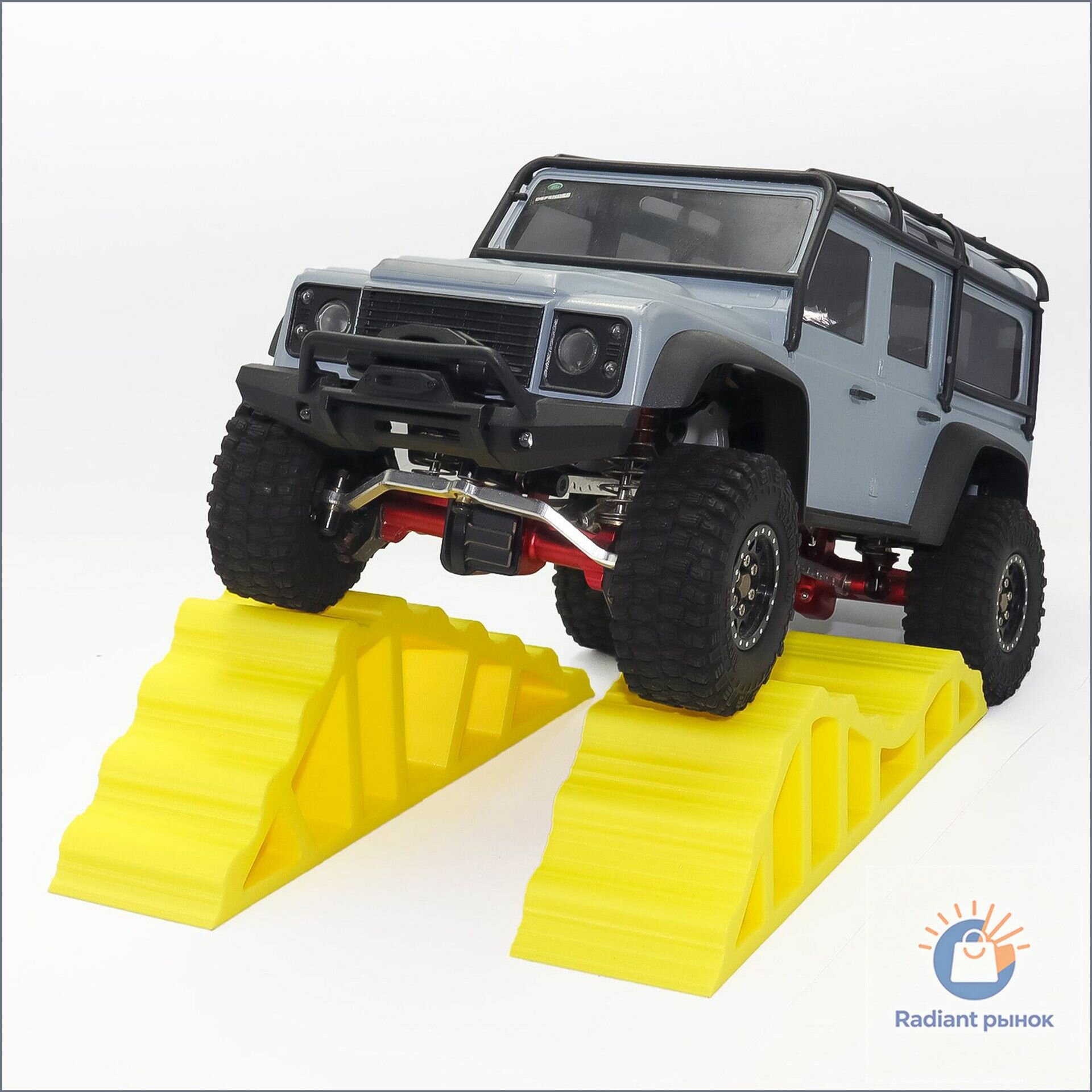 Набор препятствий для радиоуправляемых вездеходов TRX4M/SCX24/FCX24, 2 шт, жёлтый