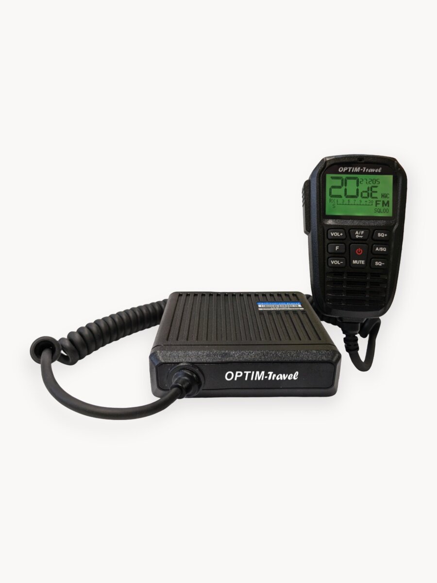 Автомобильная радиостанция с управлением на тангенте OPTIM-TRAVEL 12/24V