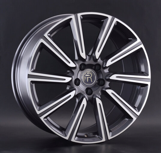 Колесный диск Replay A172 20x9" PCD5x112 ET33 D66,6 темно-серый глянцевый с полированными лучами