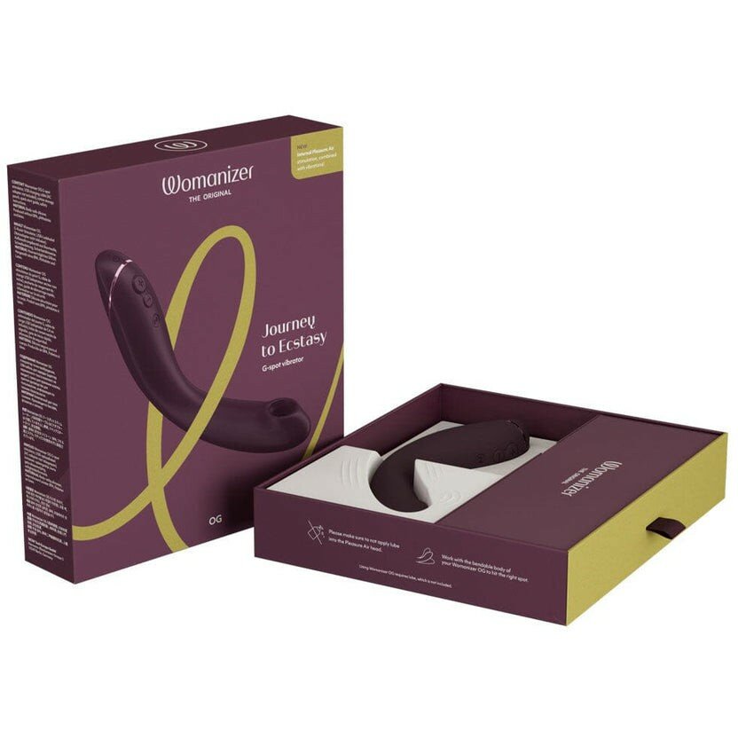Стимулятор G-точки WOMANIZER OG c технологией Pleasure Air и вибрацией фиолетовый
