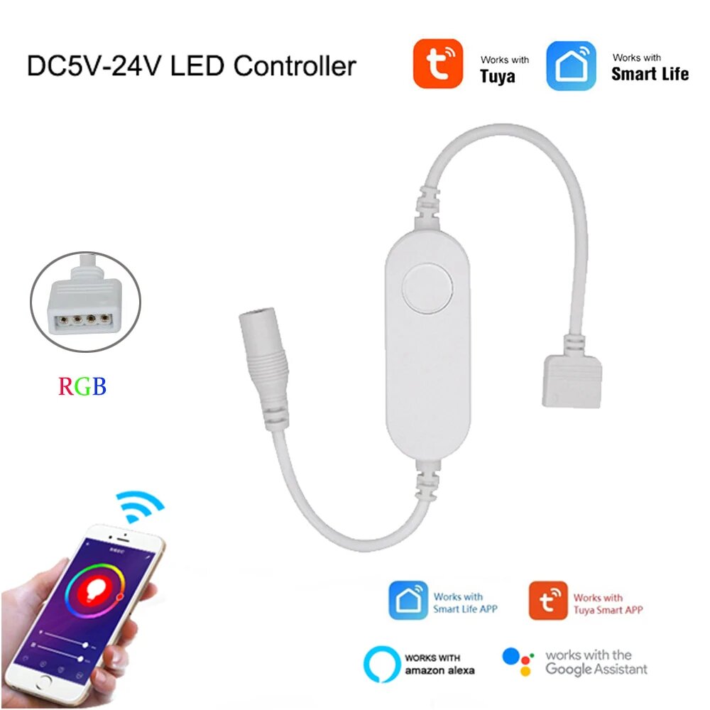 RGB LED контроллер Wi-Fi F02 для светодиодных лент RGB