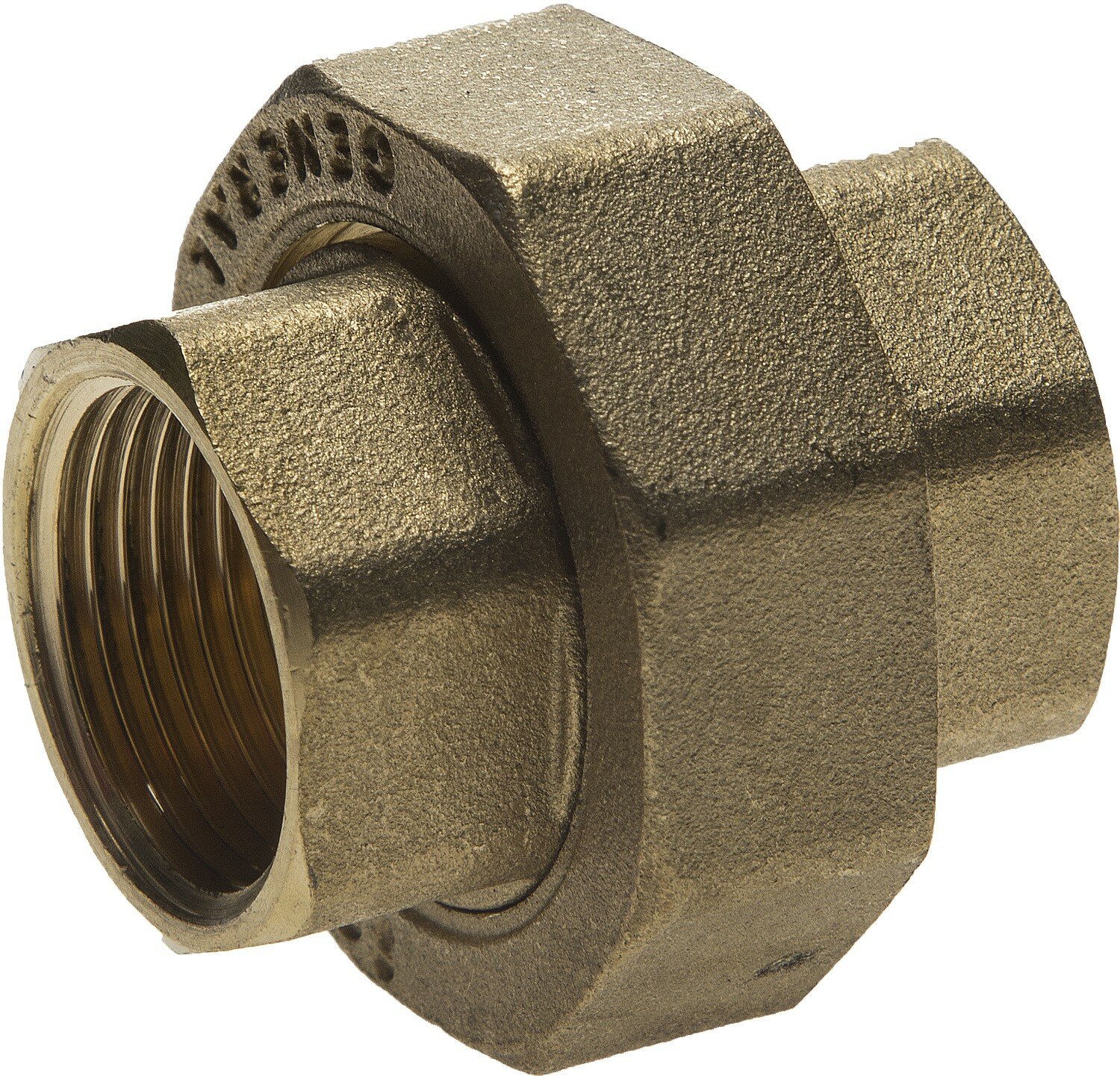 Соединитель с накидной гайкой GENERAL FITTINGS 3/4", гайка-гайка 51037-G/G-3/4
