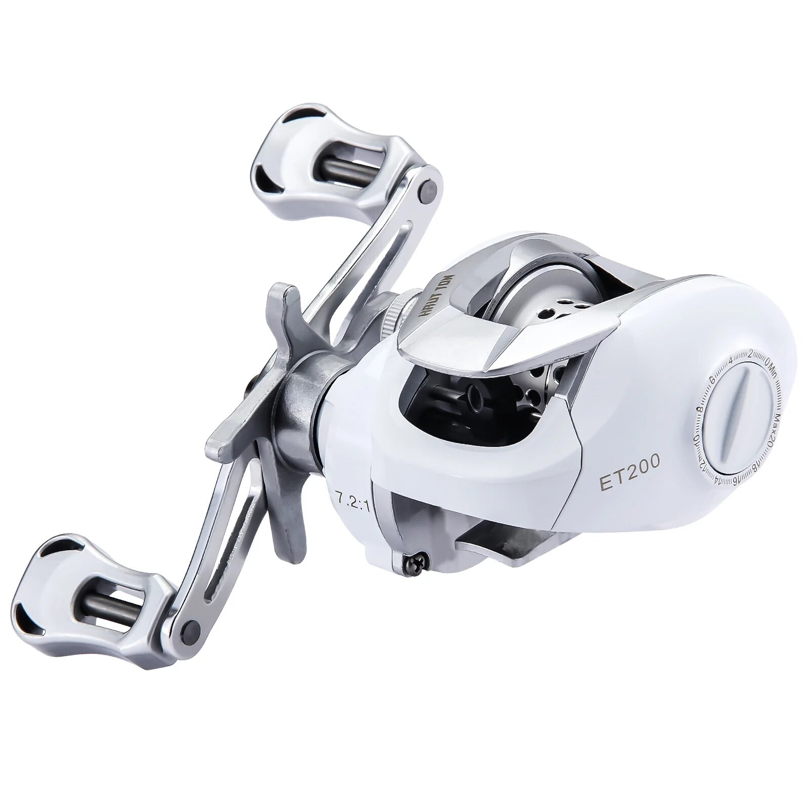 Катушка для заброса HAUT TON 4+1 BB 7.2:1 Серебряный, Left Hand, S spool