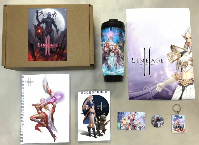 Бокс Lineage 2, Линеэйдж 2 №5, Товары с нашими рандомными картинками