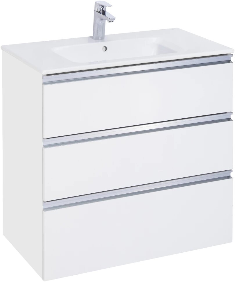 Тумба белый глянец 78,5 см Roca The Gap A857406806