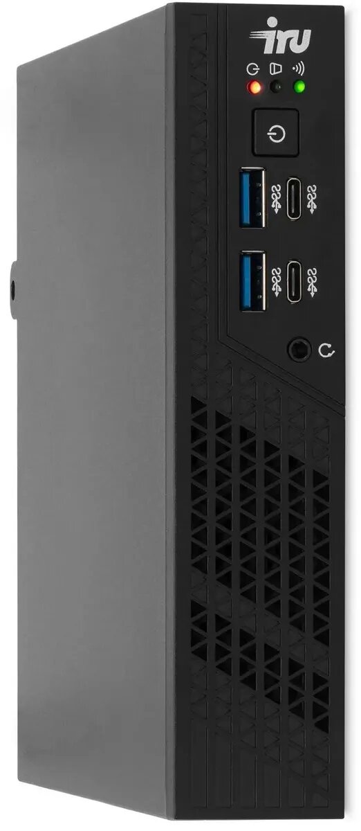 Мини ПК iRU 310H6ITF, Intel Core i3 12100T, DDR4 8ГБ, 256ГБ(SSD), Intel UHD Graphics 730, noOS,