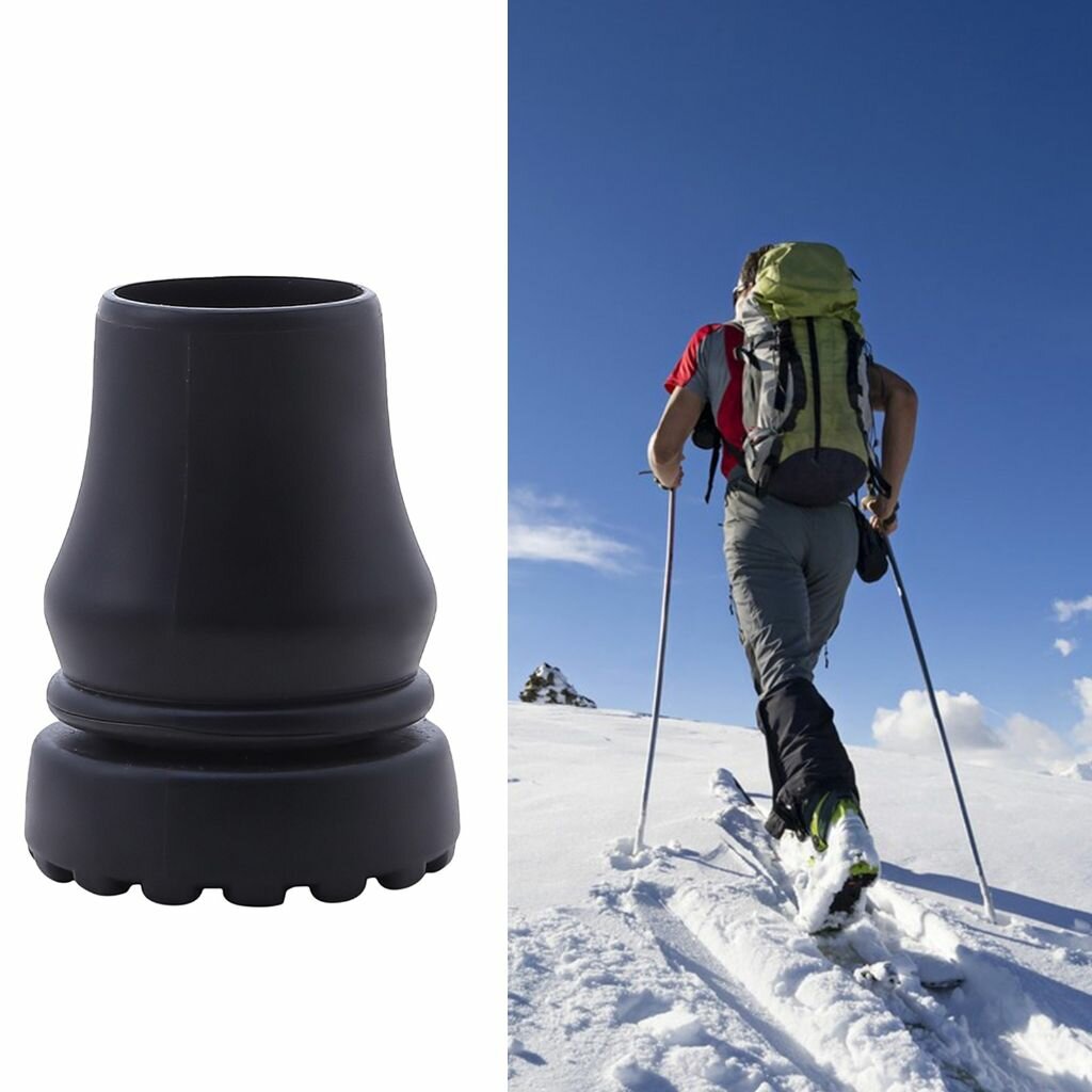 1 шт, резиновые колпачки для трости, защитные чехлы пешего туризма, чехол подушечки, концы, зимние сменные