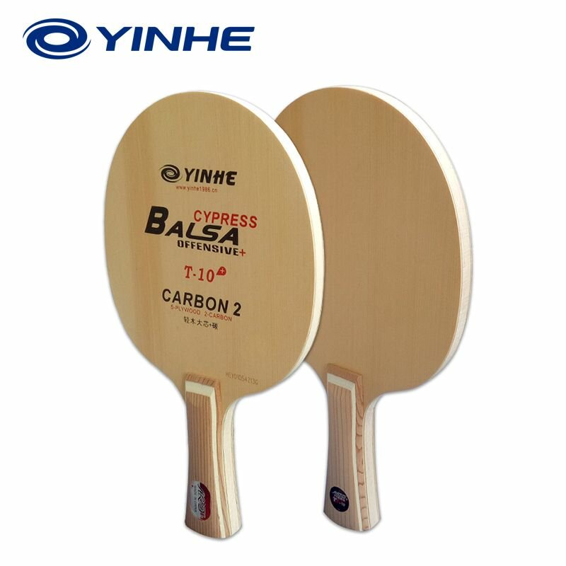 Основание Ракетки Для Настольного Тенниса YINHE T10S Hino-Carbon Легкая, Атакующая, С Петлей